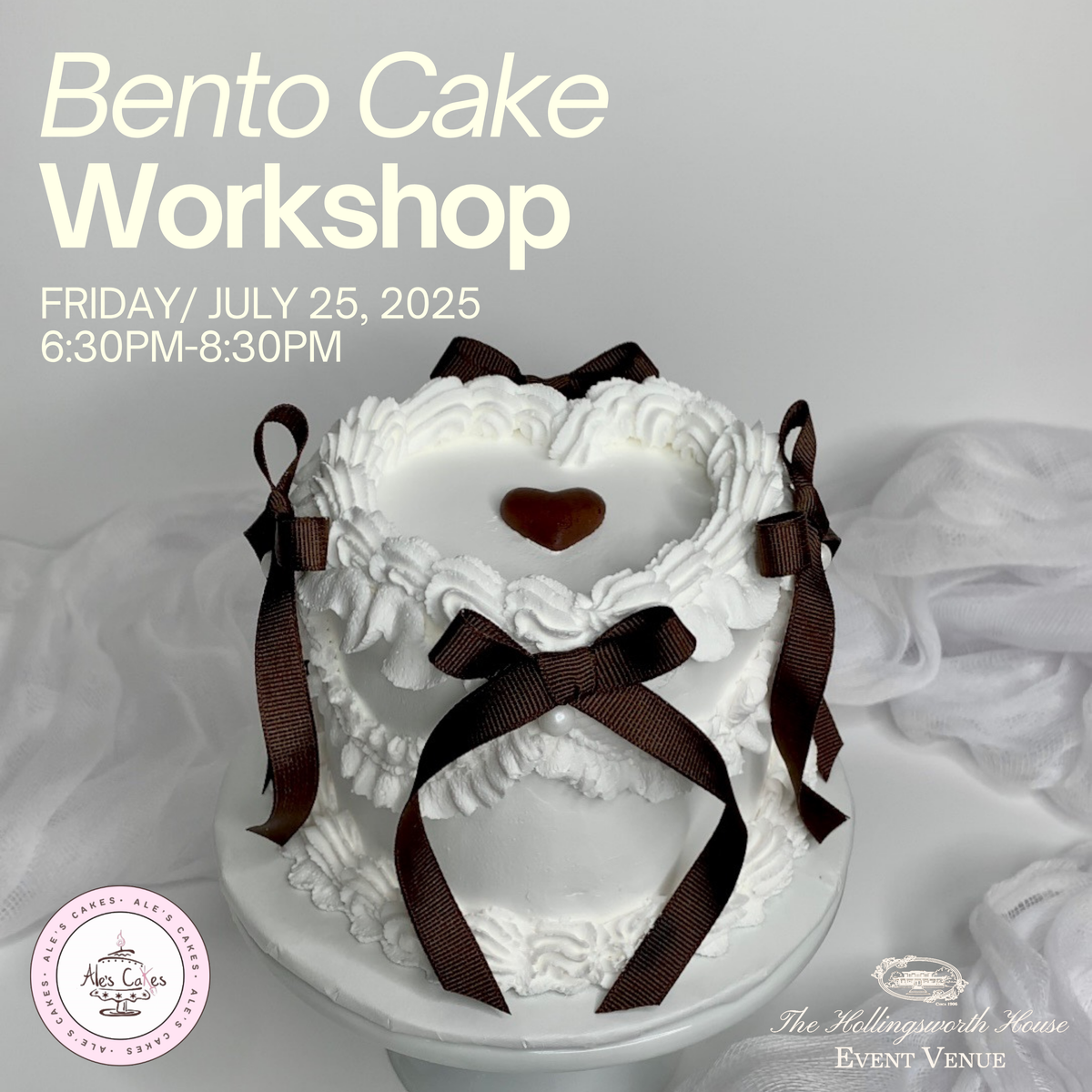 Bento Cake Decorating Workshop – The Hollingsworth House
